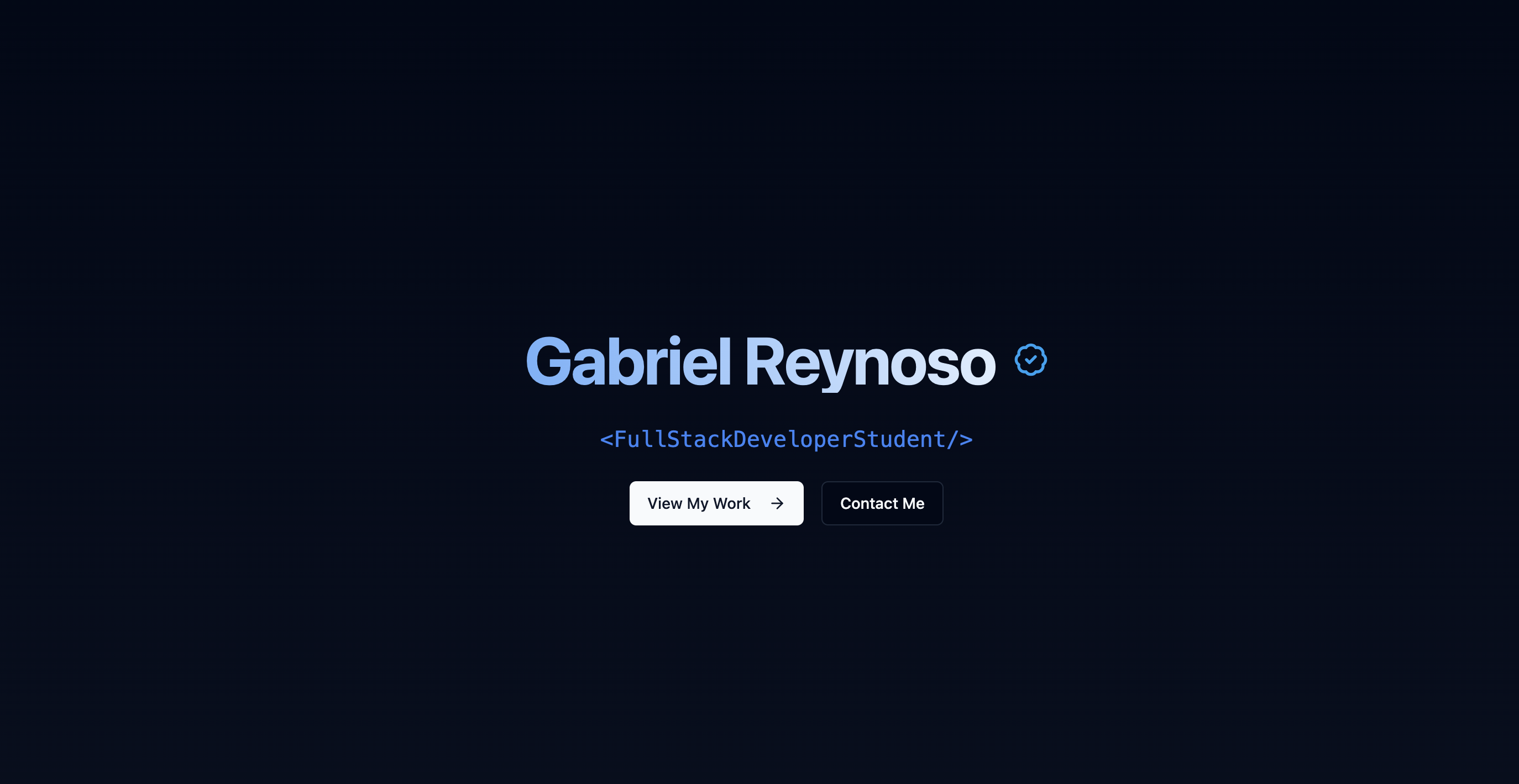 Gabriel Reynoso - Portfolio